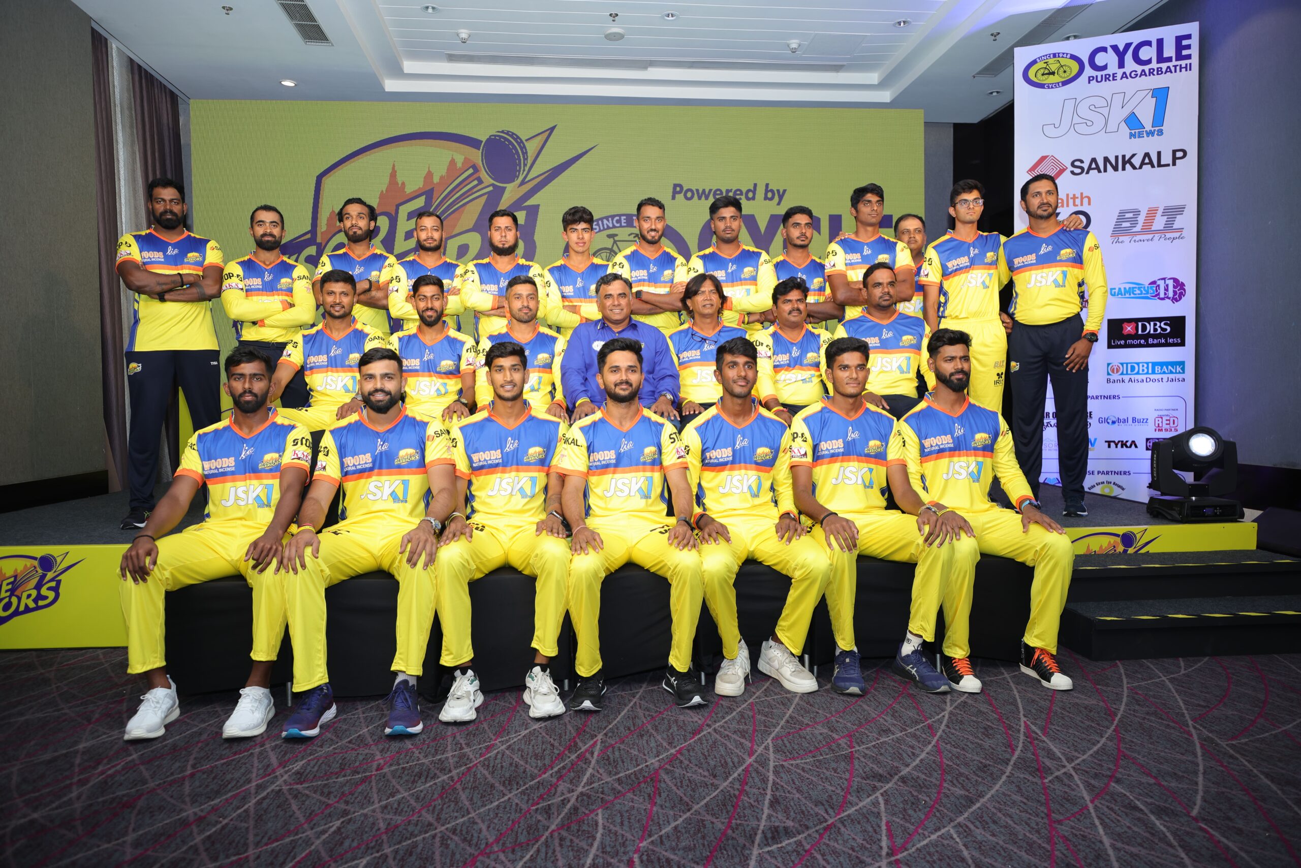 Mysore Warriors Powered By Cycle Pure Agarbathi Introduces New Maharaja ...