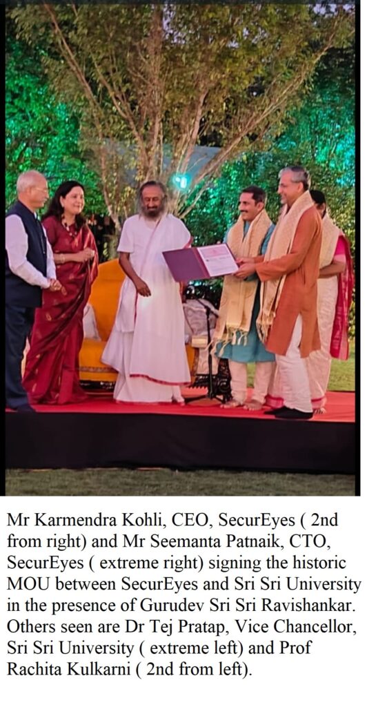 SecurEyes and Sri Sri University Sign Historic MOU to Promote Cyber ...