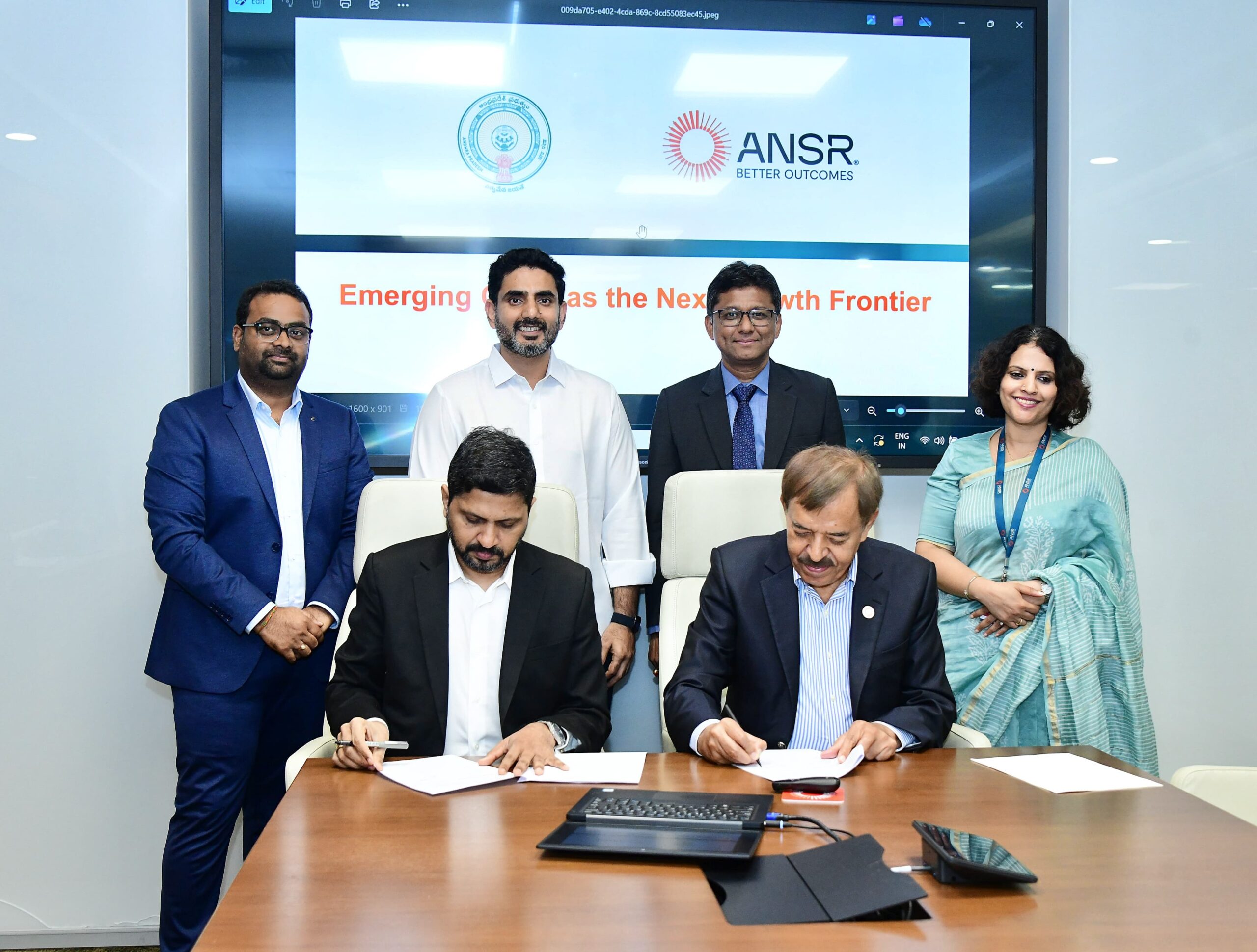 ANSR Signs MoU with Government of Andhra Pradesh to Set Up a World ...